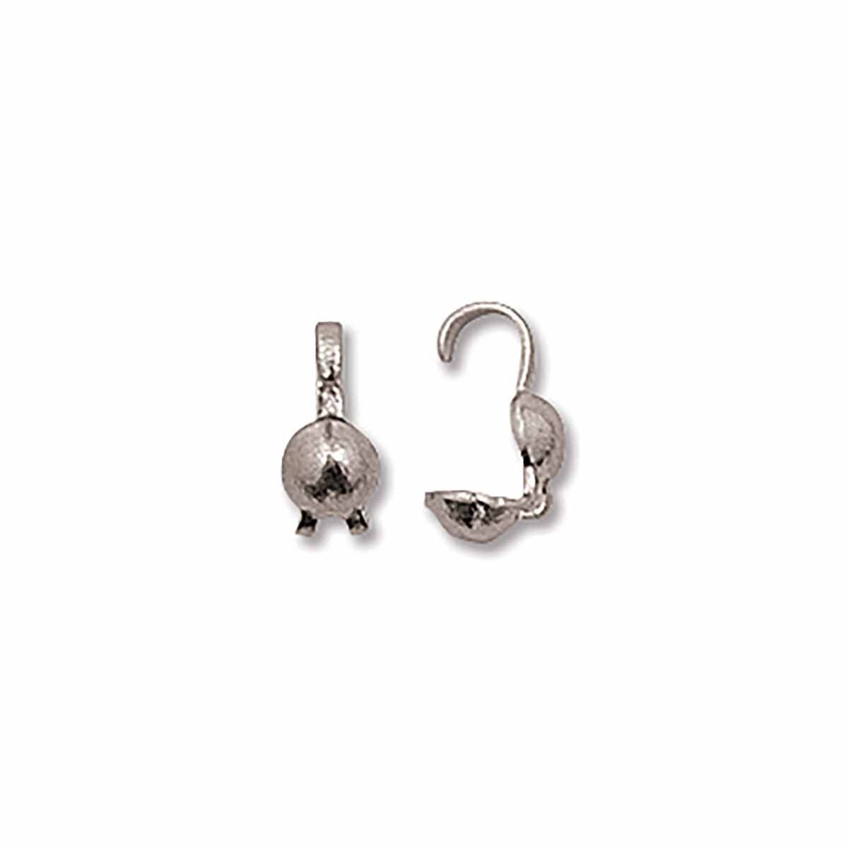 Beadsmith Silver Plated Round Bead Tips - 1gr bulk bag – Beadazzle Bead ...