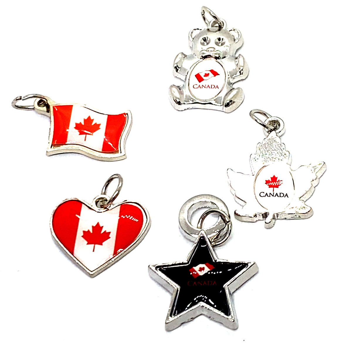 Canadian Flag Finding Pendant Charms - 1Pc – Beadazzle Bead Outlet