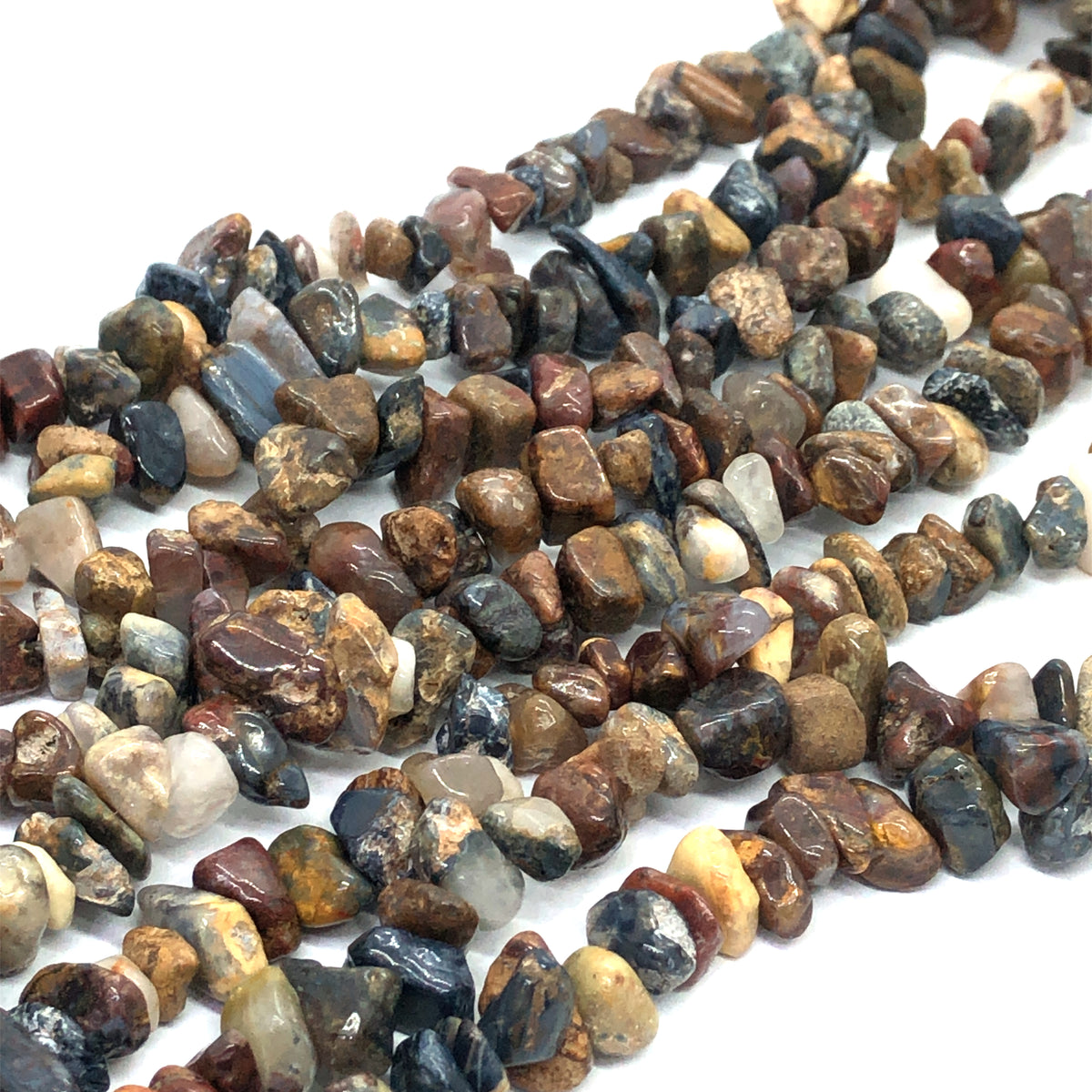 Natural Pieterstite Gemstone Bead Chips Strand 10-141CHIP – Beadazzle ...