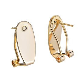 Beadazzle Fingernail Thumbnail Earring Ear Clip with Post 10X19MM ...